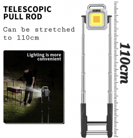 Multifunctional Work Light with Telescopic Base - One Deal A Day - Tech ...